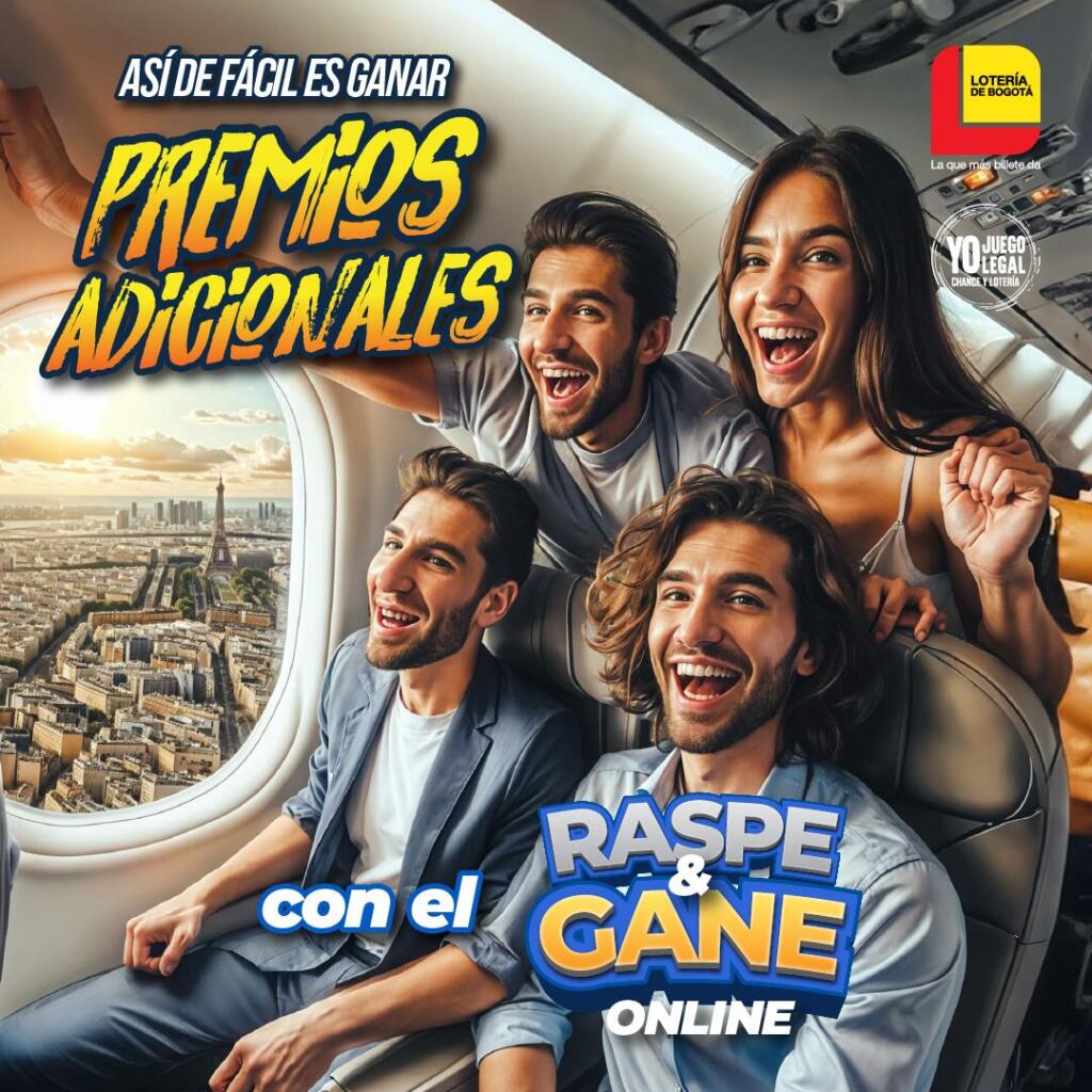 Raspa y Gana Online 2024 » Lotería de Bogotá